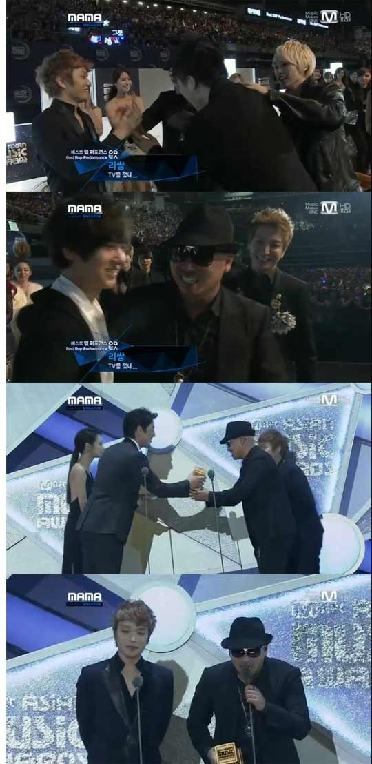 '2011 MAMA' 리쌍, 베스트 랩 퍼포먼스상…쌈디 '개리 빈자리 대신 채워' : 네이트 연예