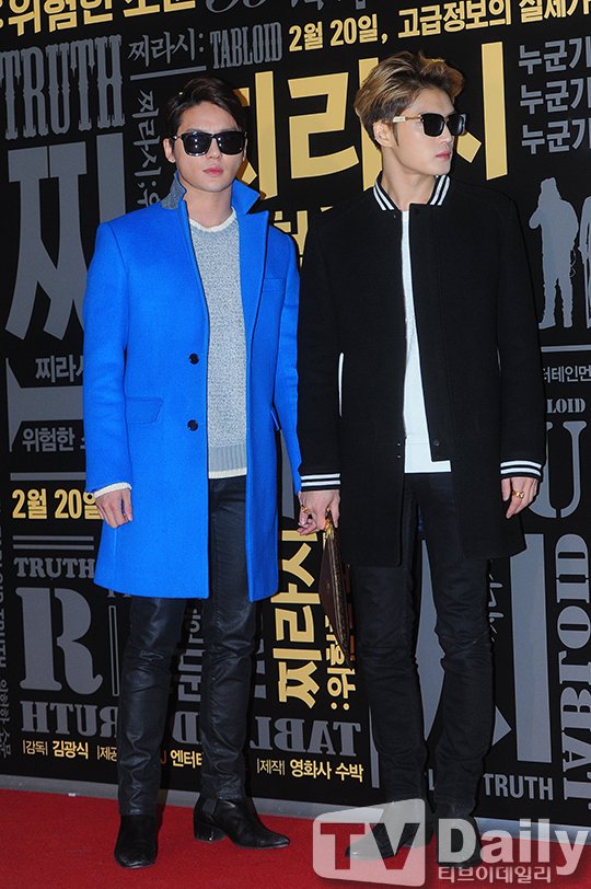 [TD영상] JYJ 김준수-김재중, 선글라스로 멋낸 두 남자 '패완얼의 정석' : 네이트 연예