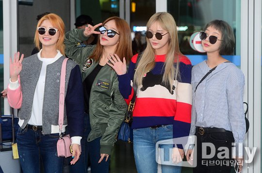 [TD포토] EXID '당분간 4인 체제~' : 네이트 연예