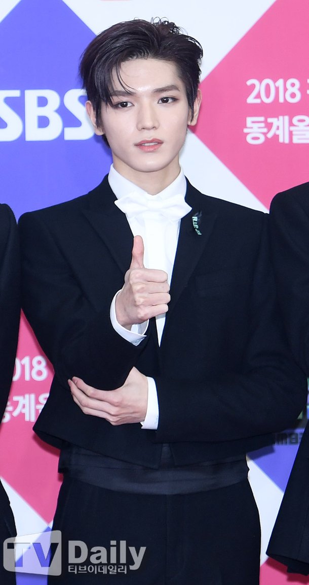 [TD포토] NCT127 태용 '잘 생겼다~'(SBS 가요대전) : 네이트 연예