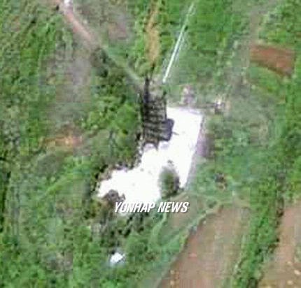 A satellite image from DigitalGlobe collected on June 9, 2006 shows ...